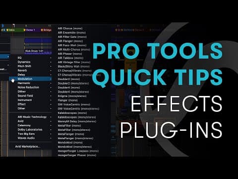 How to Add Plug-ins in Pro Tools