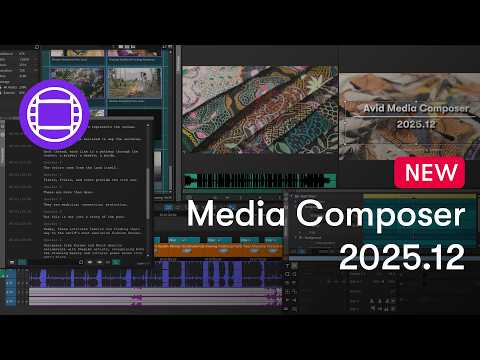 What’s New in Avid Media Composer 2025.12